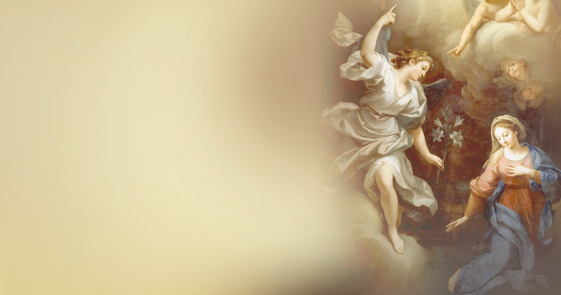 El ángel Se Le Aparece A María El Evangelio De Hoy Para La Familia